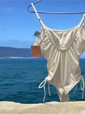 Shade & Shore | Intimates & Sleepwear | Shade Shore Cream Scoopneck ...